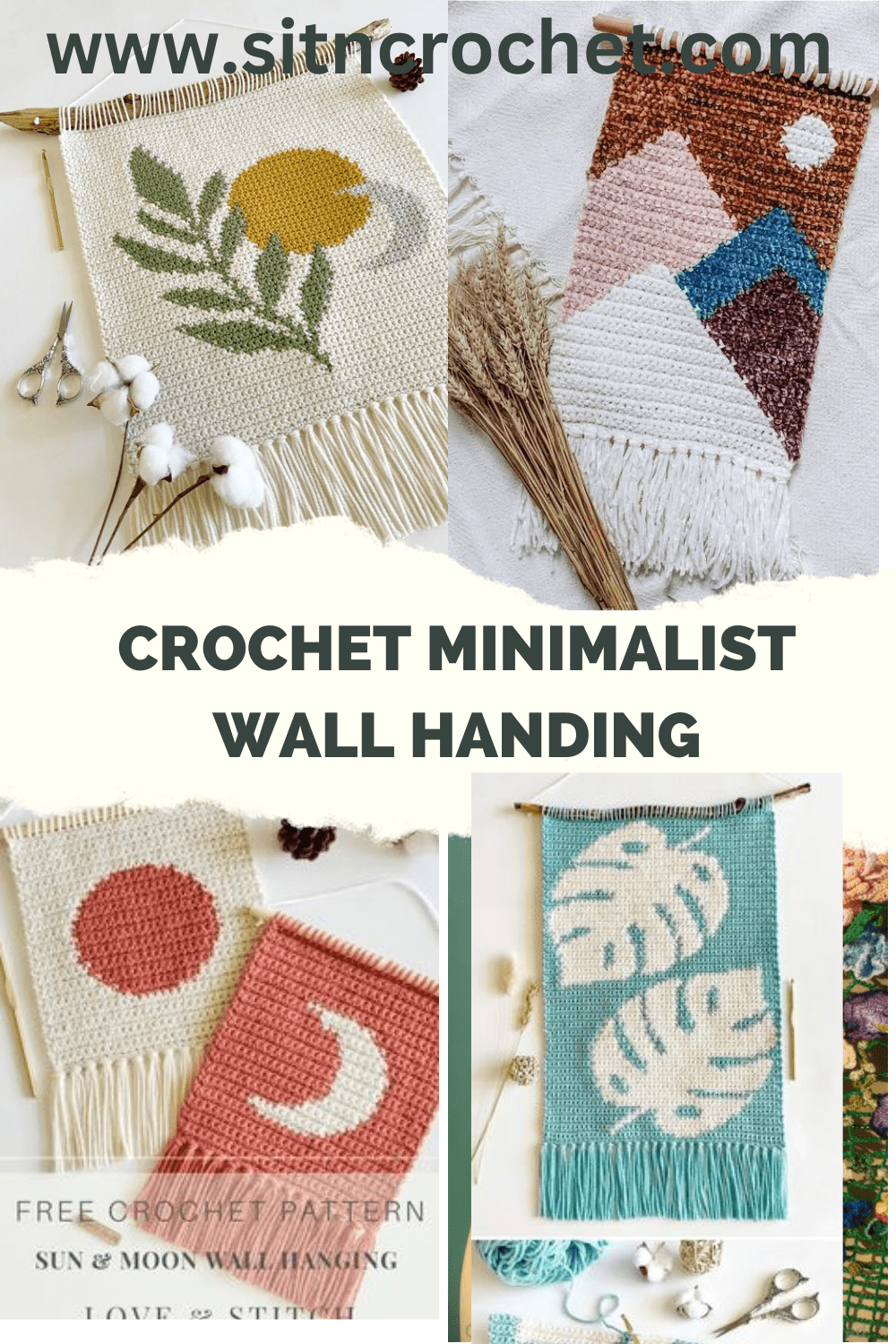 15 Minimalist Crochet Wall Hanging Pattern ( SitnCrochet 2026