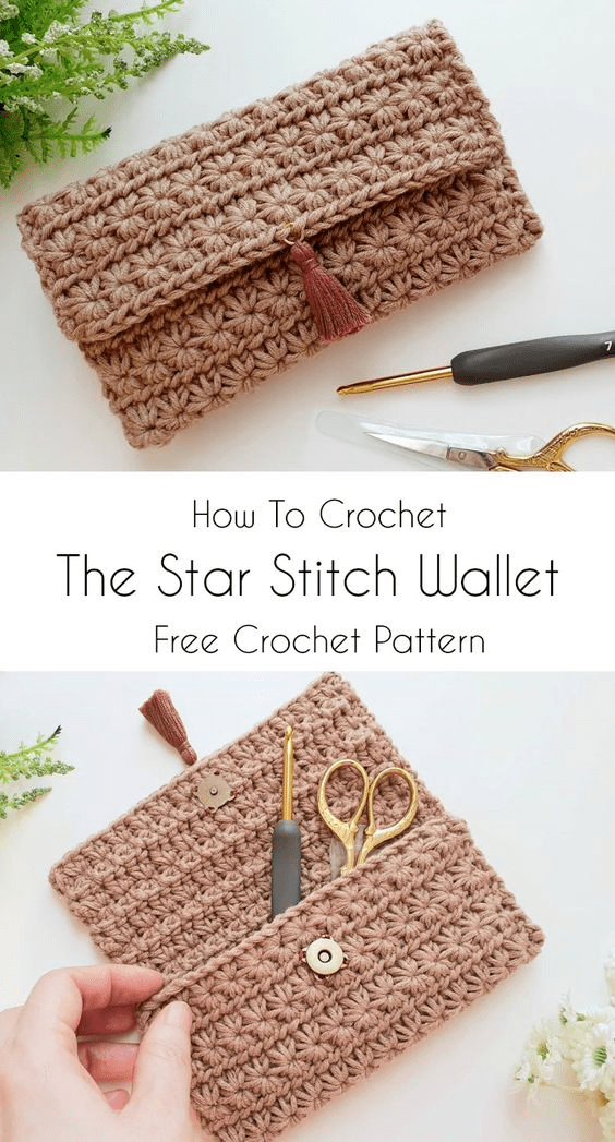 Free Crochet Pattern: 15 Crochet Wallet ( SitnCrochet 2026