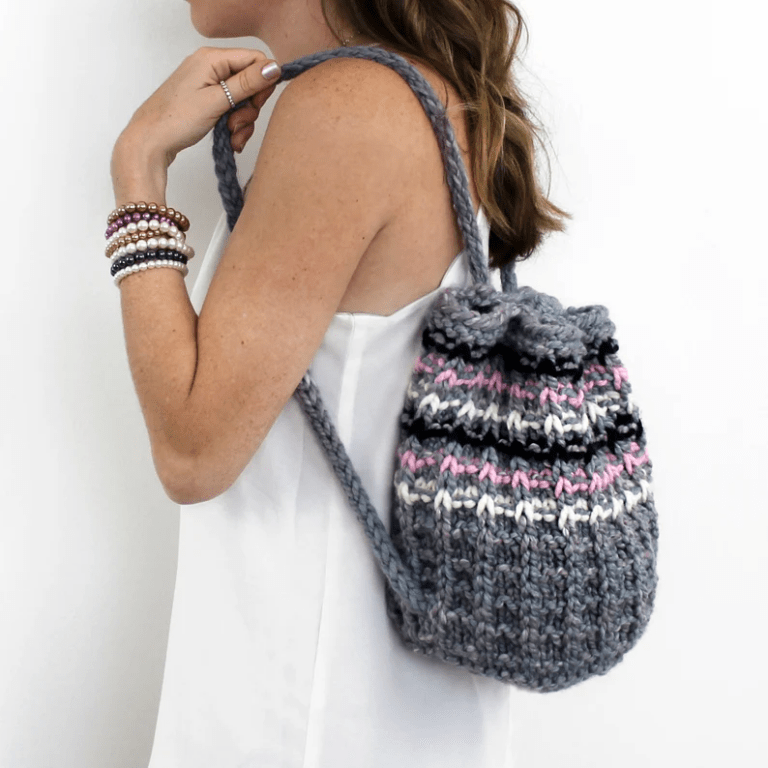 Knit Backpack Pattern ( SitnCrochet 2025