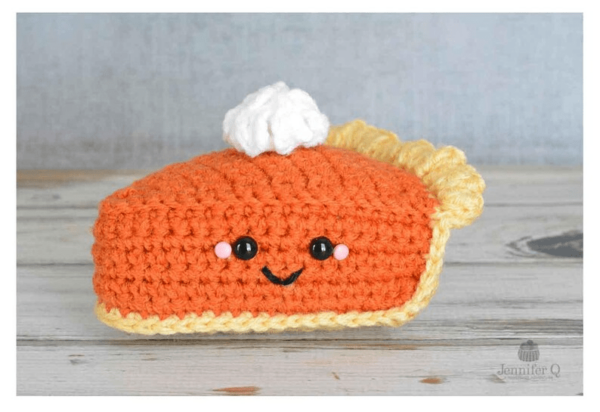 Crochet Pumpkin Pie Slice Free Patterns ( SitnCrochet 2026