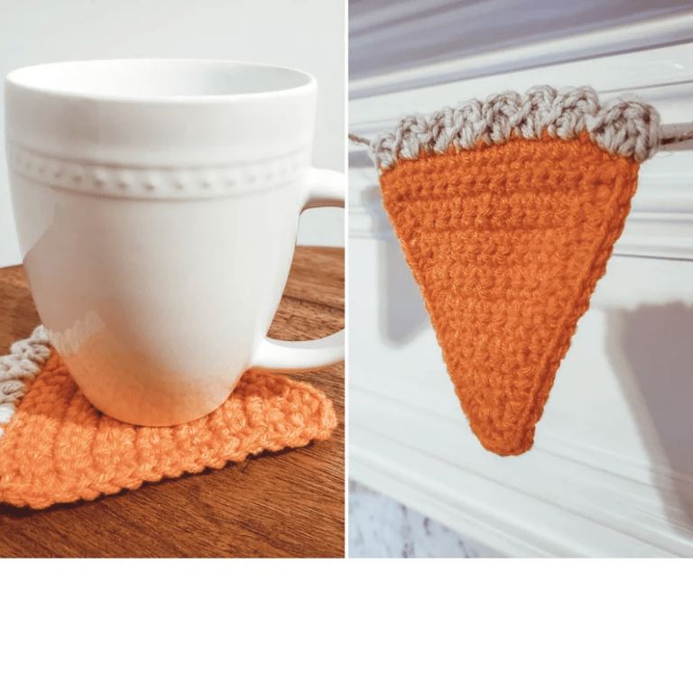Crochet Pumpkin Pie Slice Free Patterns ( SitnCrochet 2026