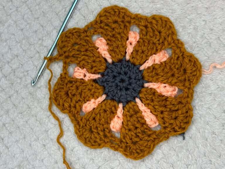 3D Crochet Retro Daisy Granny Square Free Pattern ( SitnCrochet 2026