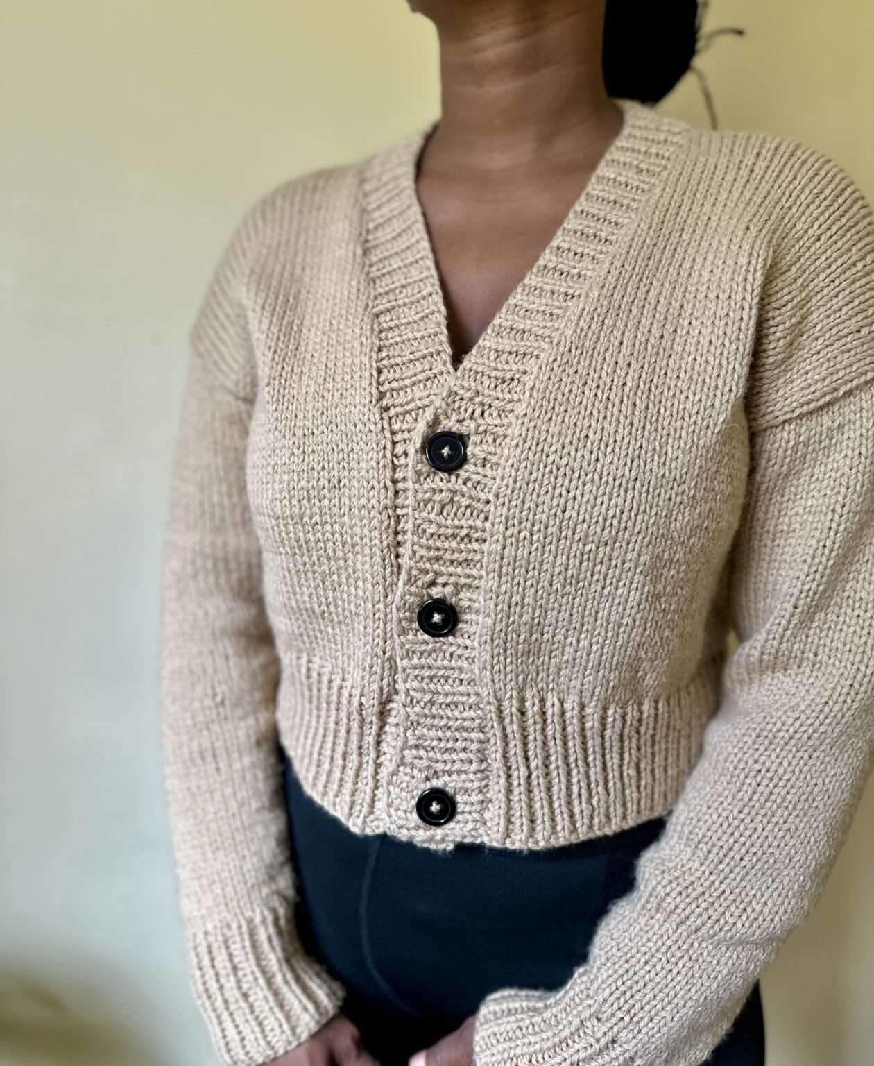 Drop Shoulder Knitted Cardigan Free Pattern ( SitnCrochet 2026